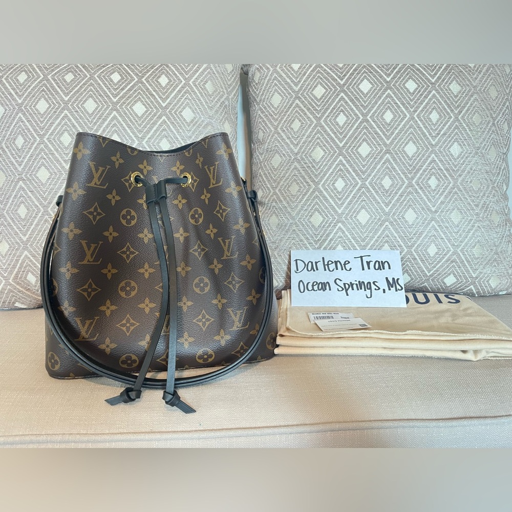 Louis Vuitton Lv Neo Noe Monogram Black - Gem